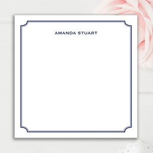 Square Personalized Notepad With Name - Etsy