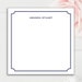 Square Personalized Notepad With Name - Etsy