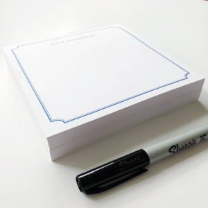 Square Personalized Notepad With Name - Etsy