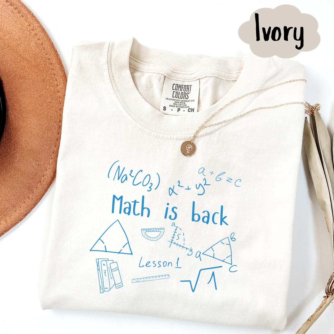 Funny Math Teacher T-shirt | Back to School Outfit - Etsy