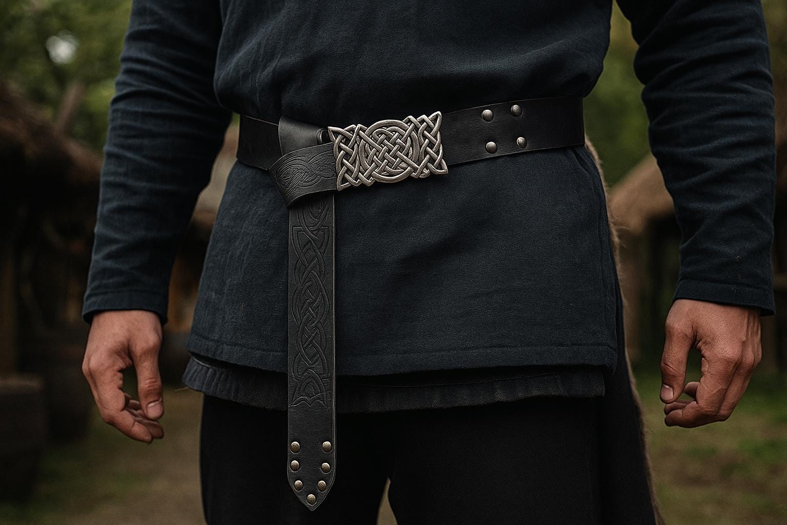 Ren Faire Viking Larp Belt | Renaissance Belt With Buckle | Medieval ...