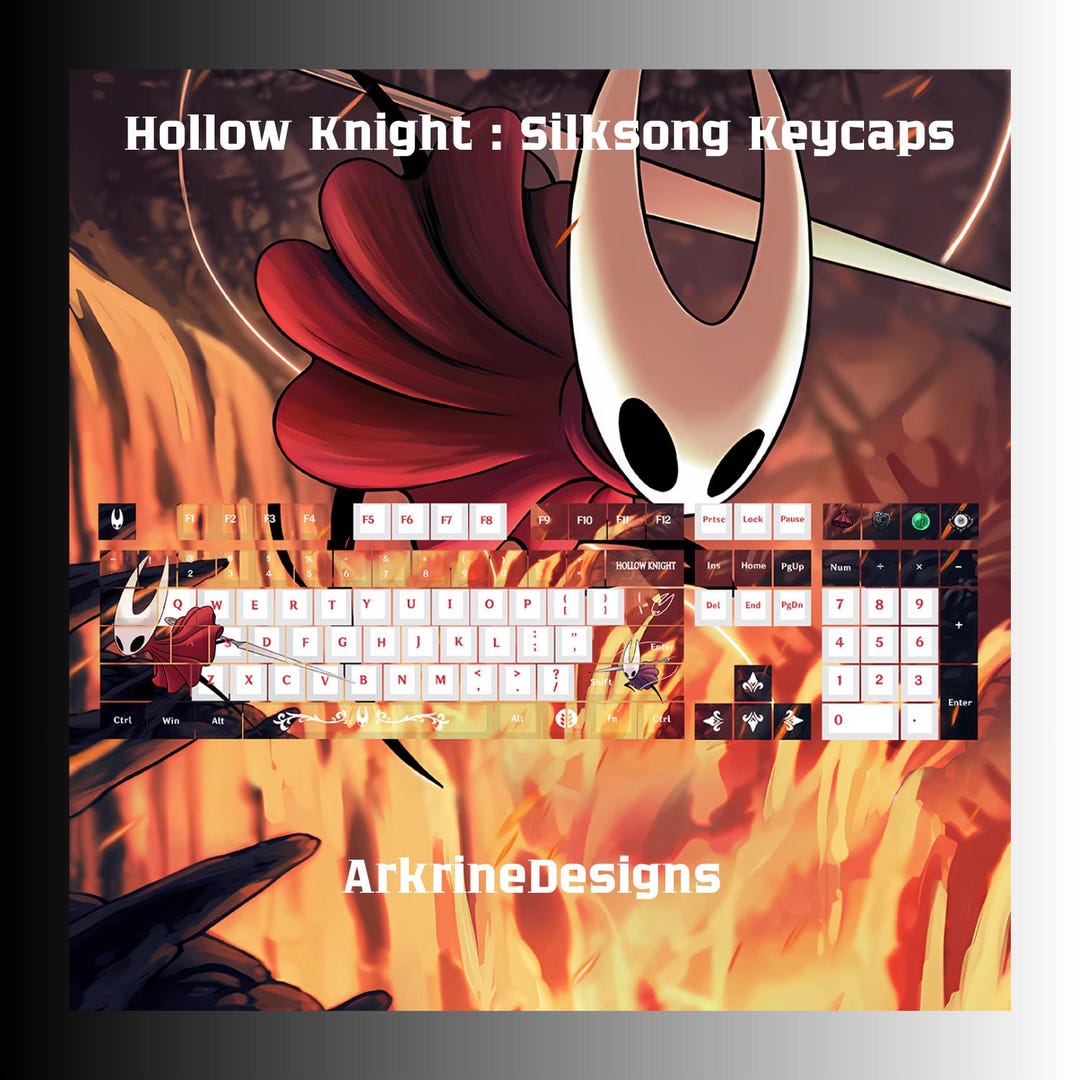 Hollow knight keycaps | Silksong Keycaps - Etsy.de