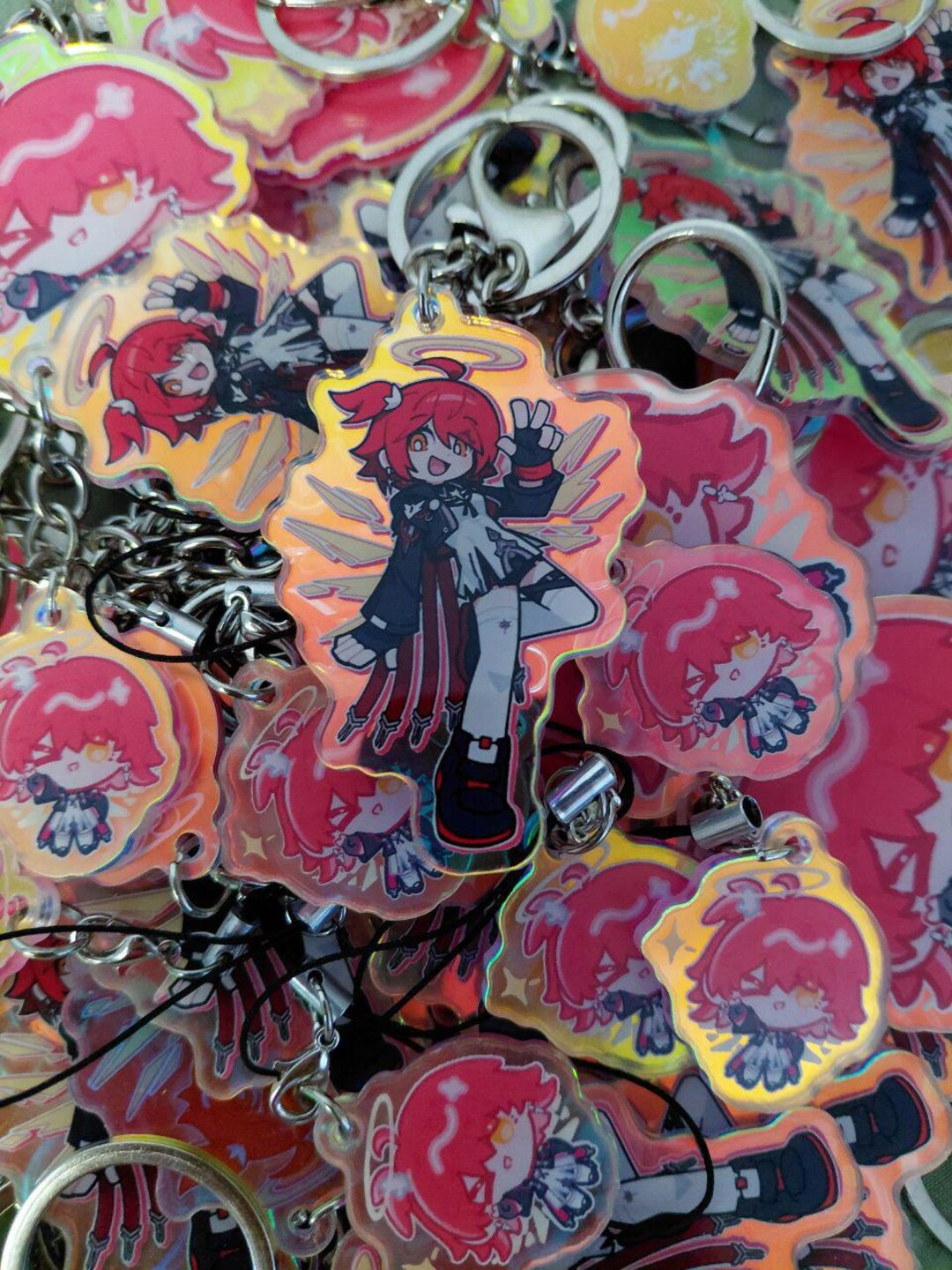 NEW Exusuai the New Covenant Keychain | Holographic Arknights Keychain ...