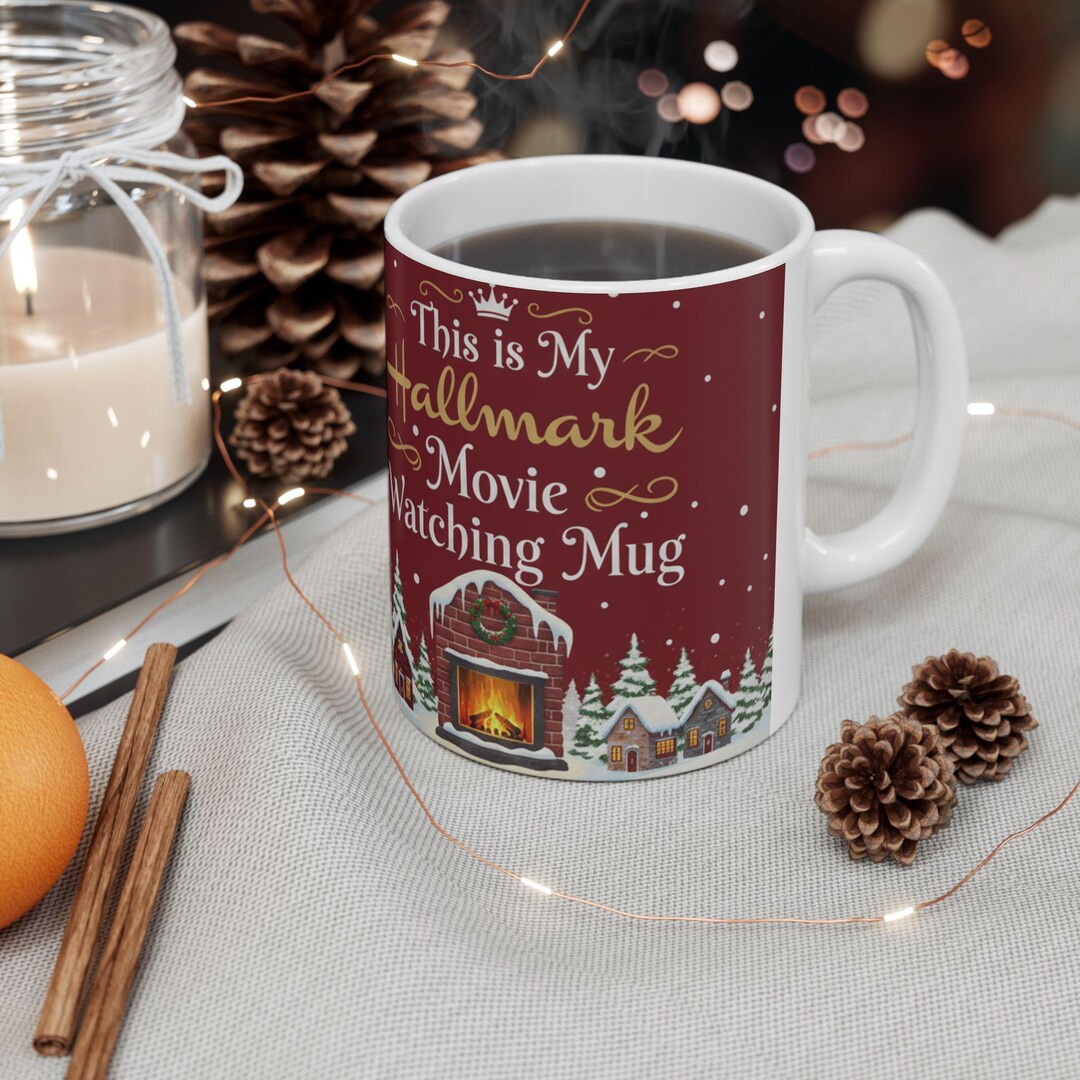 Hallmark Movie Watching Mug | Christmas Coffee Mug - Etsy