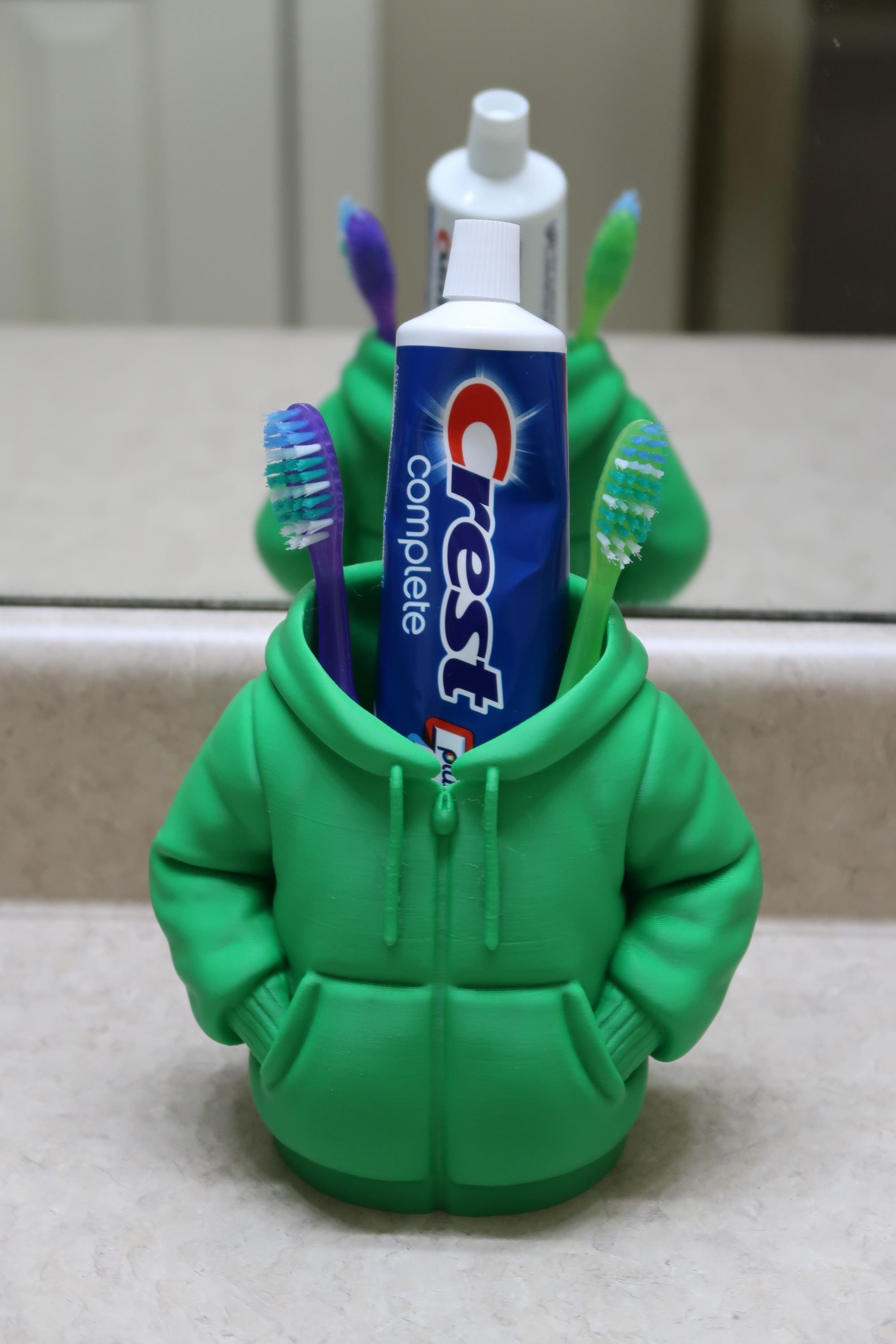 3D Printed Puffer Jacket Organizer - Cute Desk & Bathroom Holder | Puff ...