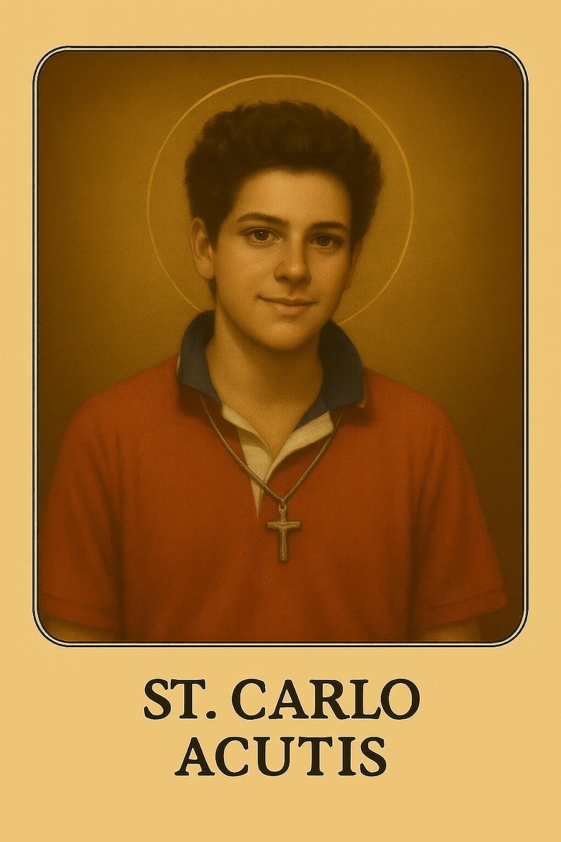 St. Carlo Acutis Prayer Card: Catholic Saint Printable (2-sided PDF ...
