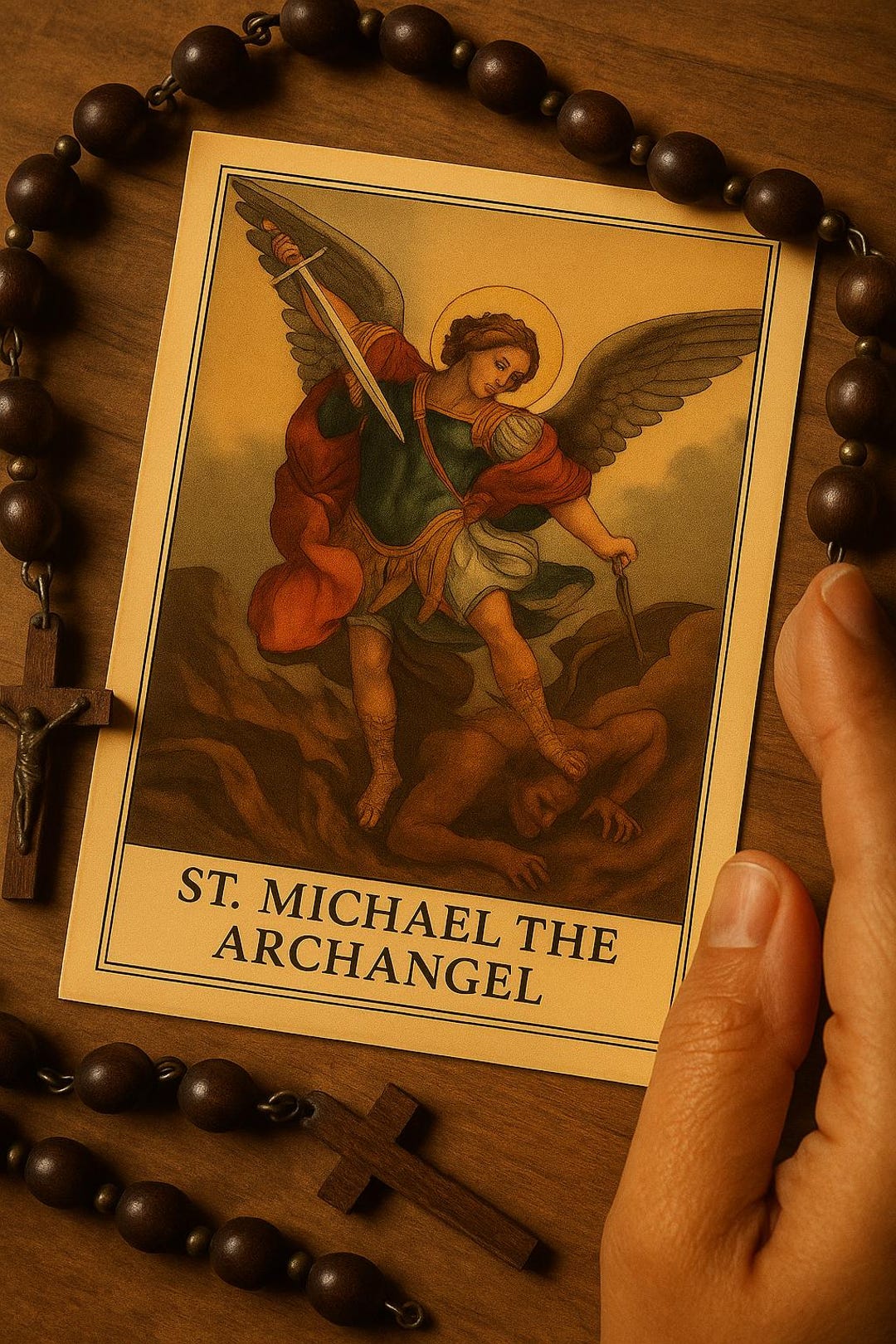 St. Michael the Archangel Prayer Card | Catholic Printable Spiritual ...