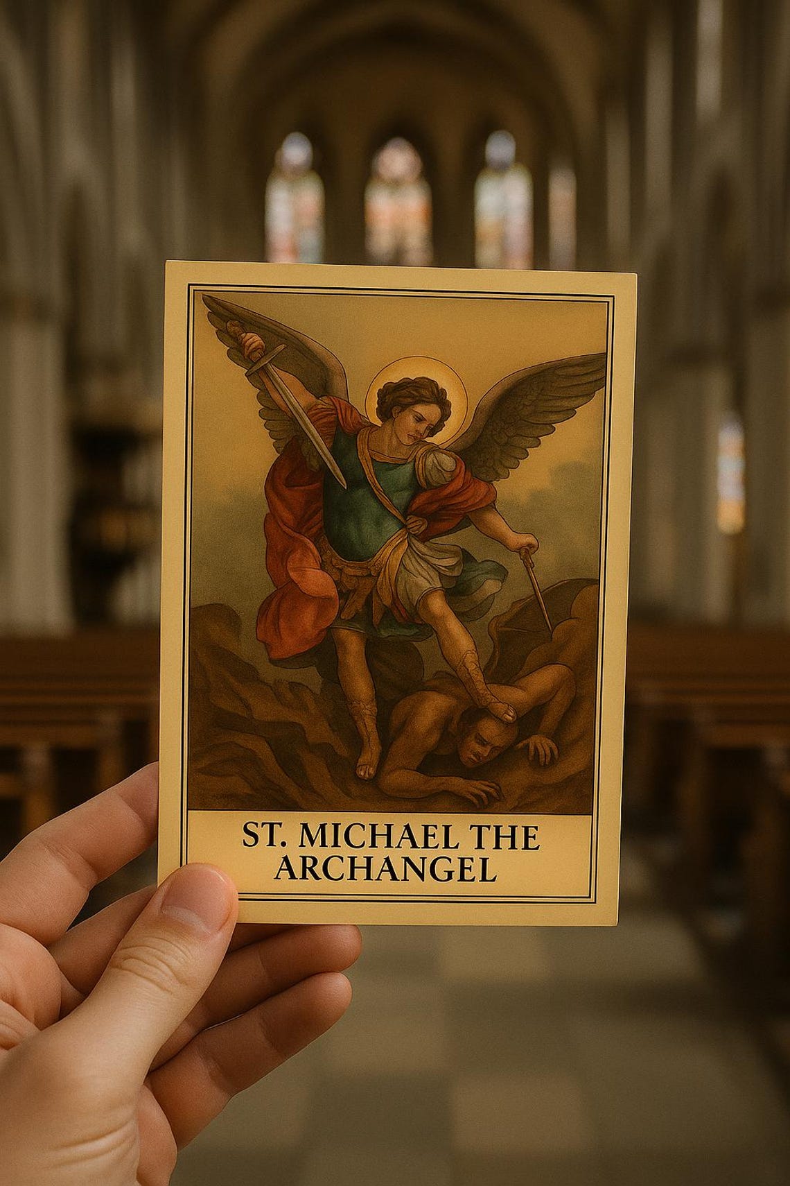 St. Michael the Archangel Prayer Card | Catholic Printable Spiritual ...
