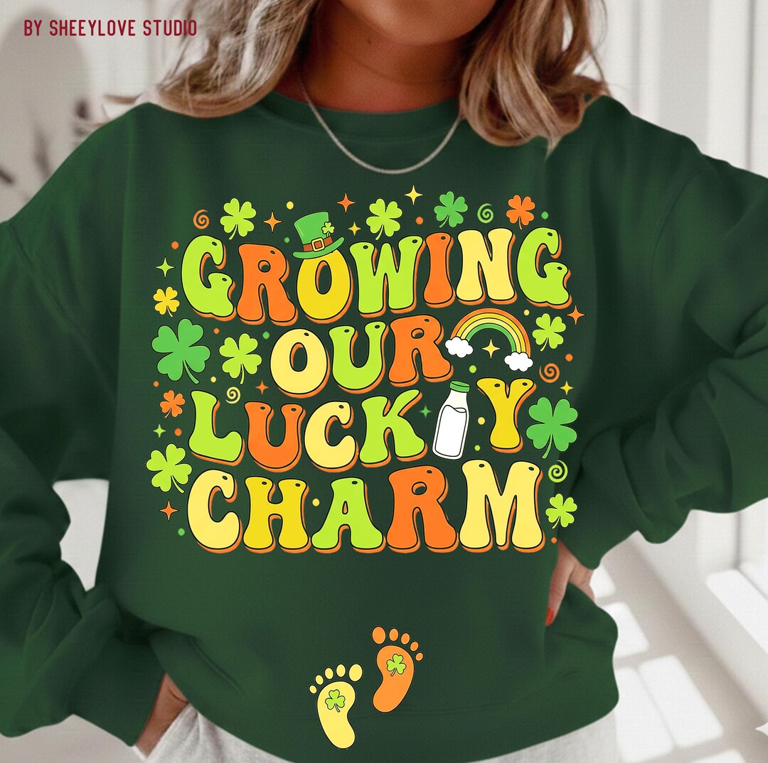 Growing Our Lucky Charm Pregnant Png,lucky Charm Png, St Patricks Day ...