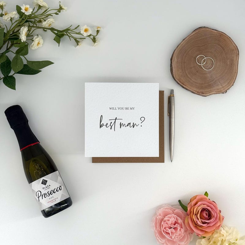 Best Man Card - Etsy UK