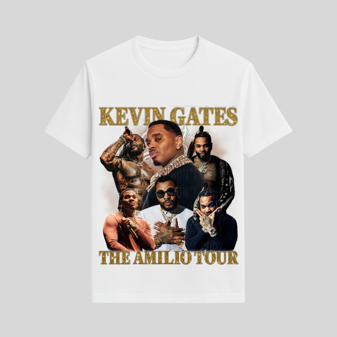 Kevin Gates the Amilio Tour Tshirt PNG Design, Kevin Gates Png, Kevin ...