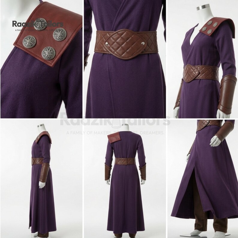 Baldurs Gate 3 Gale Cosplay Costume | Wizard Robe Leather Armor ...