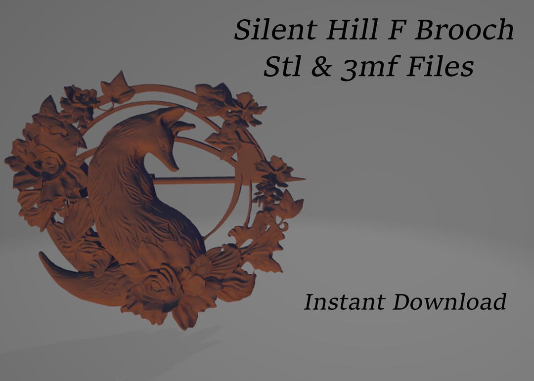 Silent Hill F Fox Brooch 3D Model - STL & 3MF Files (digital Download ...