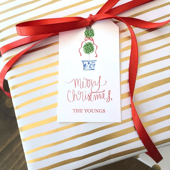 Custom Christmas Tag Personalized Gift Tag PRE-ORDER - Etsy