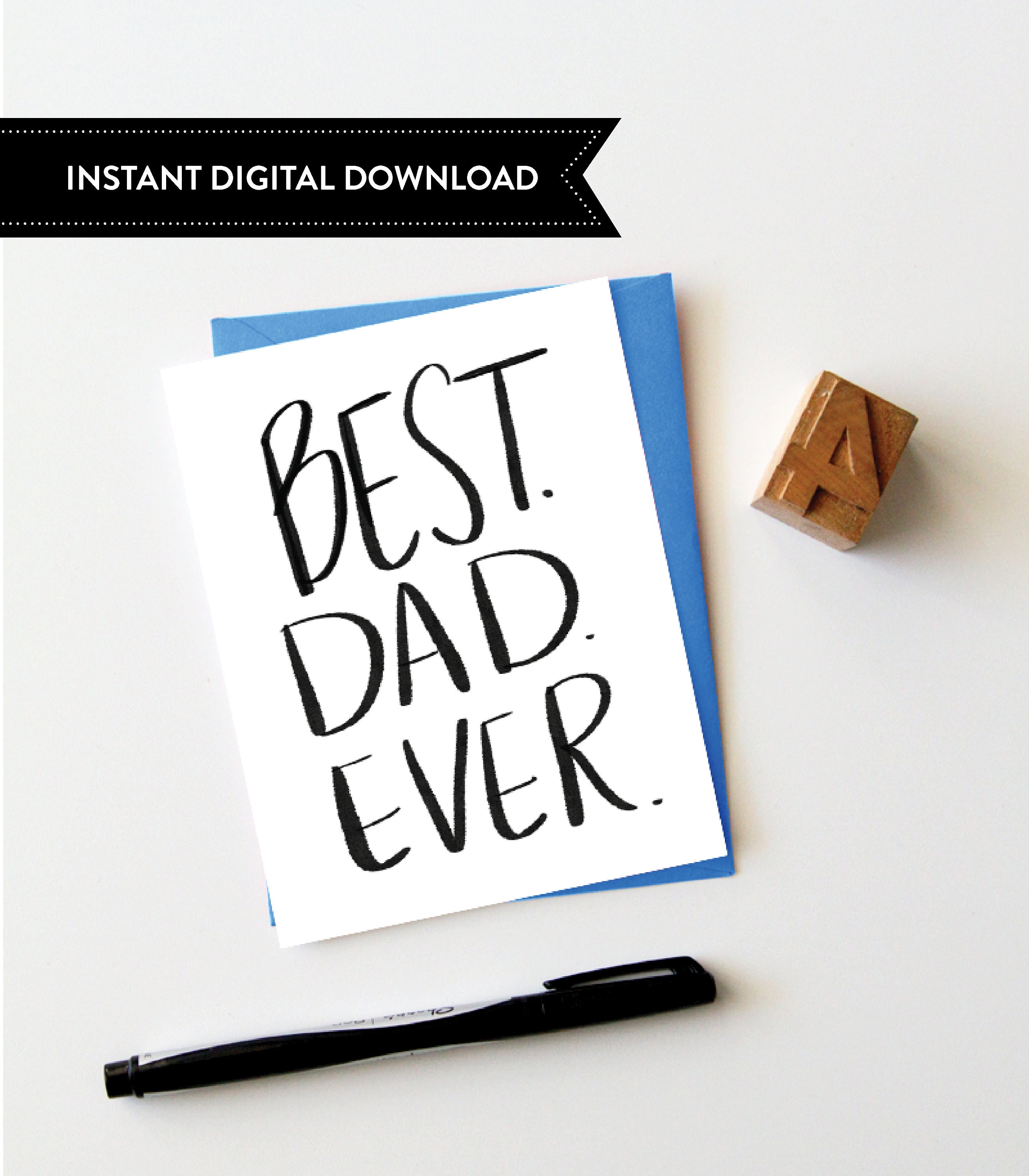 Fathers Day Printable, Cards for Dad Download, Instant Download - Etsy