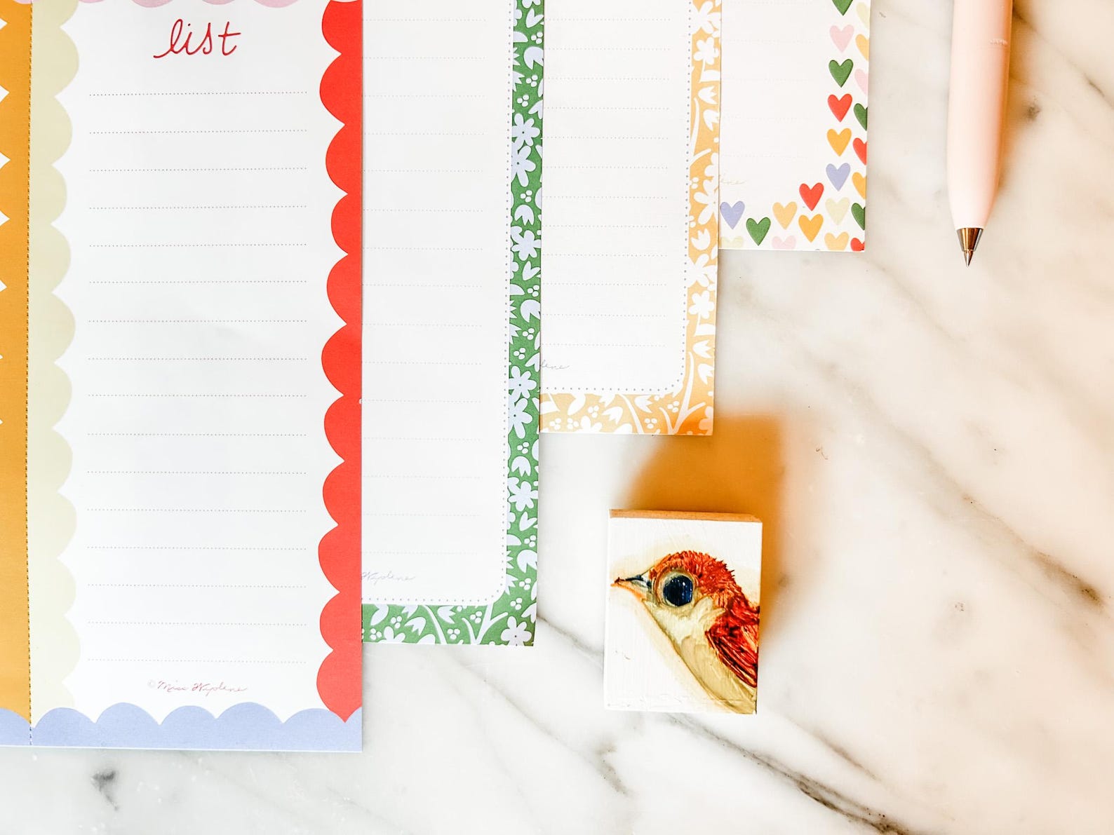 Katherine Heart Weekly Planner Notepad: 8.5x11 To-do List - Etsy