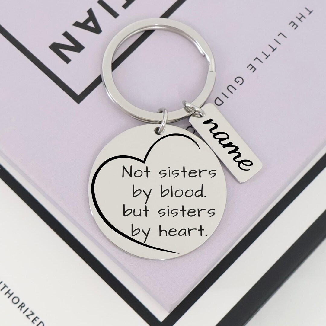 Personalized Soul Sister Keychain – Engraved Stainless Steel With ...