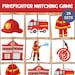 Firefighter Matching Game – Printable Learning Activity for Kids (PDF ...