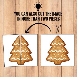 Gingerbread Matching Game, Christmas Toddler Activity (PDF) - Etsy