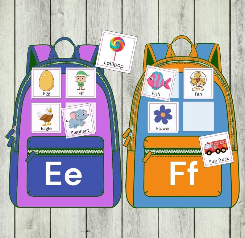 ABC Matching Game: Montessori Alphabet Sorting Activity (PDF Download ...