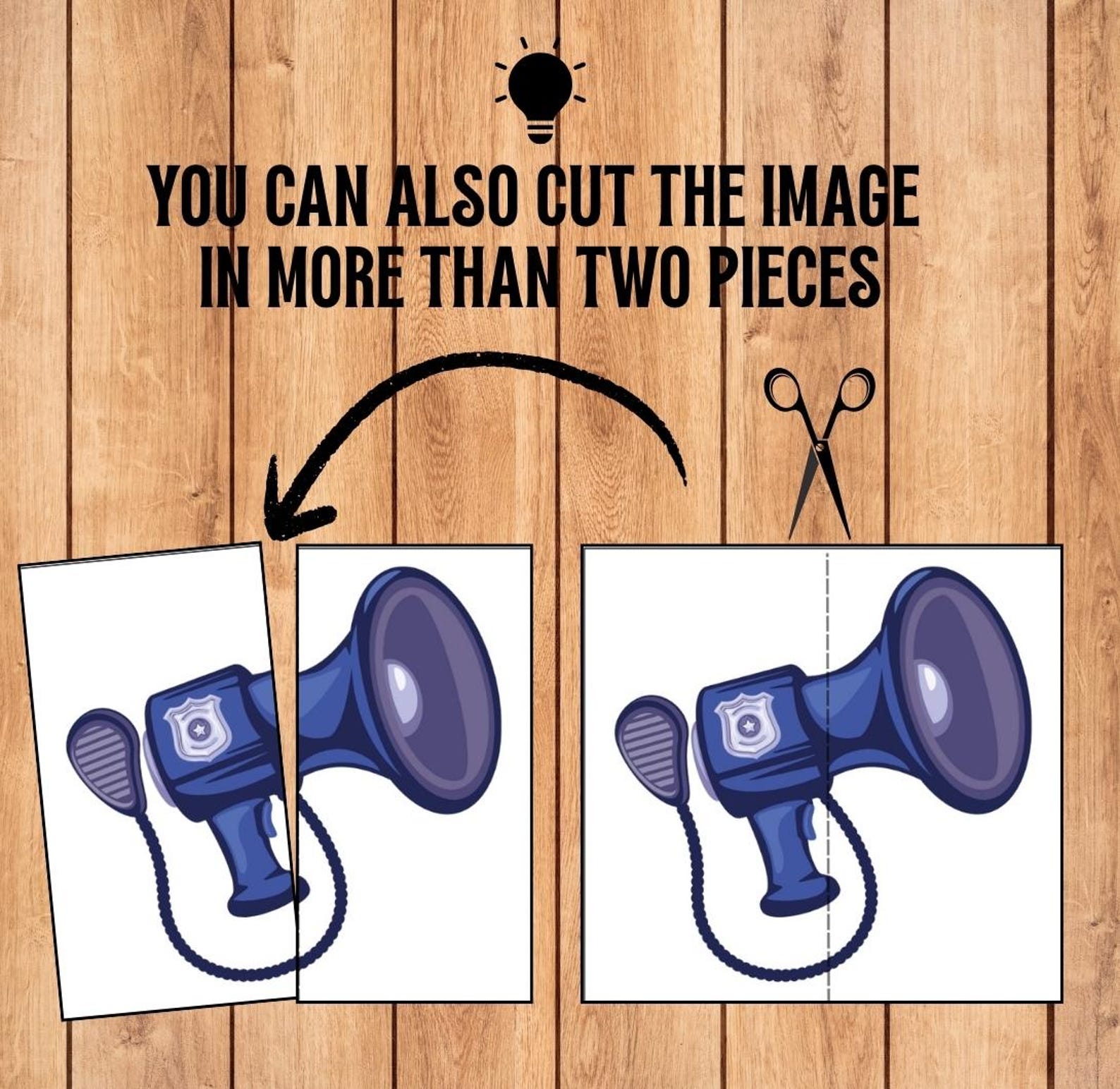 Policeman Matching Game, Montessori Symmetry Puzzle (PDF & JPG Pattern ...