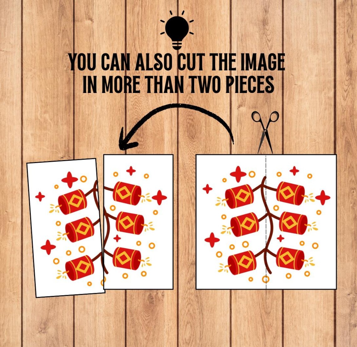 Chinese New Year Matching Game, Montessori Puzzle (PDF & JPG) - Etsy