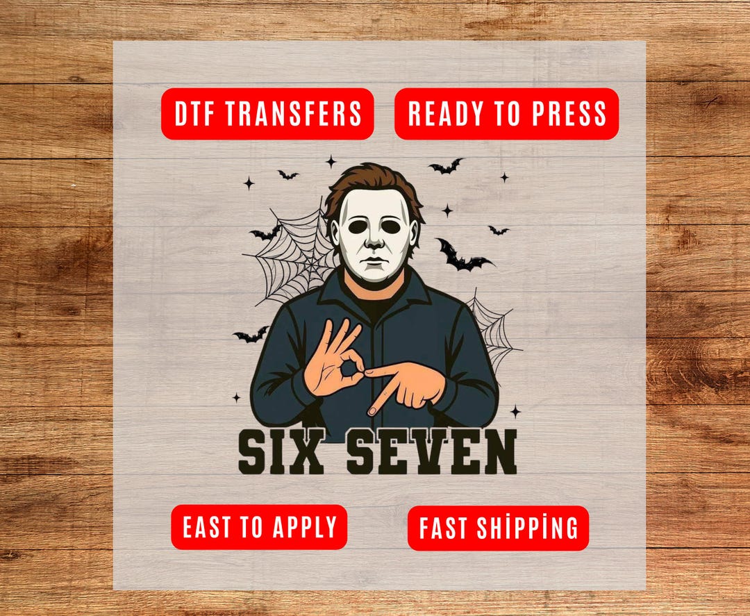 Michael Myers DTF Transfer: Ready to Press Halloween Design - Etsy