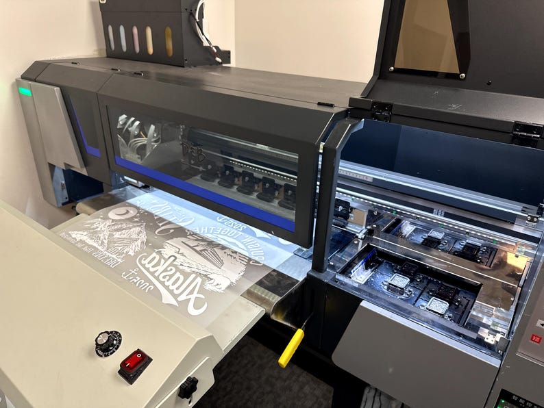 Alaska Cursive Wildlife DTF Transfers Ready to Press, Artistic Nature ...