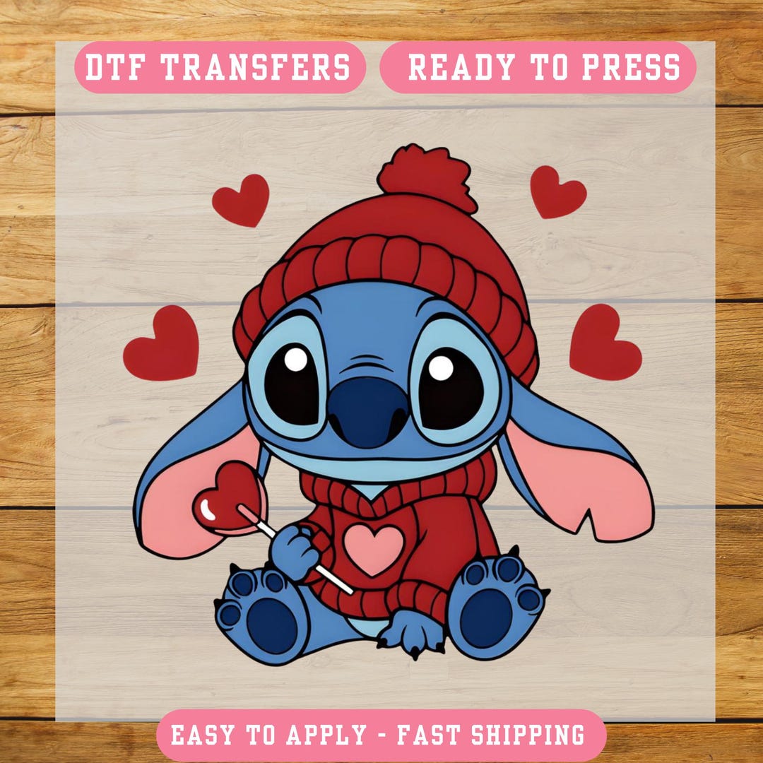 Cozy Stitch Valentine DTF Transfers Ready to Press Iron on Transfer ...