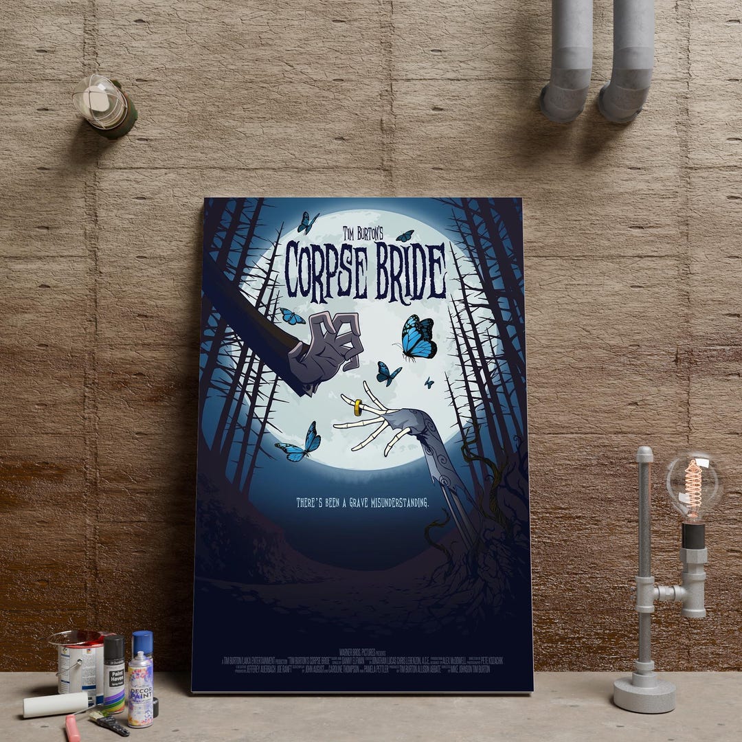 Corpse Bride Poster, Victor Van Dort Wall Art, Wall Decor, Rolled ...