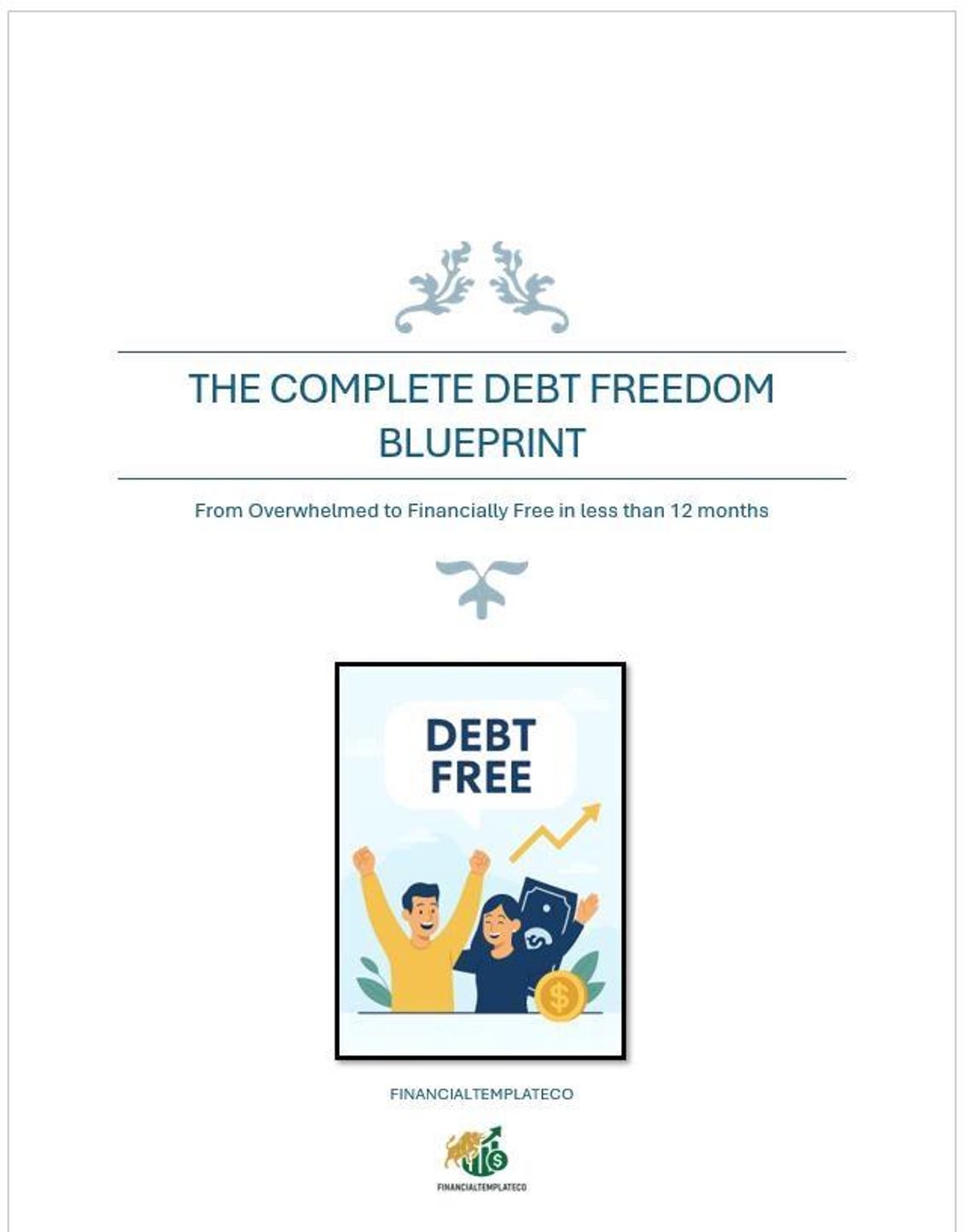 Debt Freedom Blueprint: Printable Finance Guide & Budgeting Plan (PDF ...