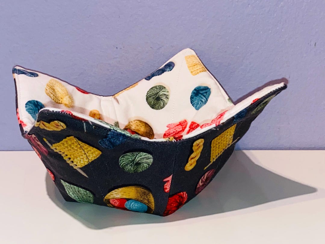Microwavable Bowl Cozy, Fabric Holders for Bowls, Bowl Potholders, Gift ...