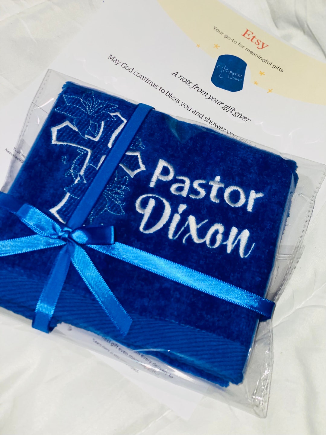 Custom Ministry Towel, Pastor Anniversary Gift, Seminary School ...