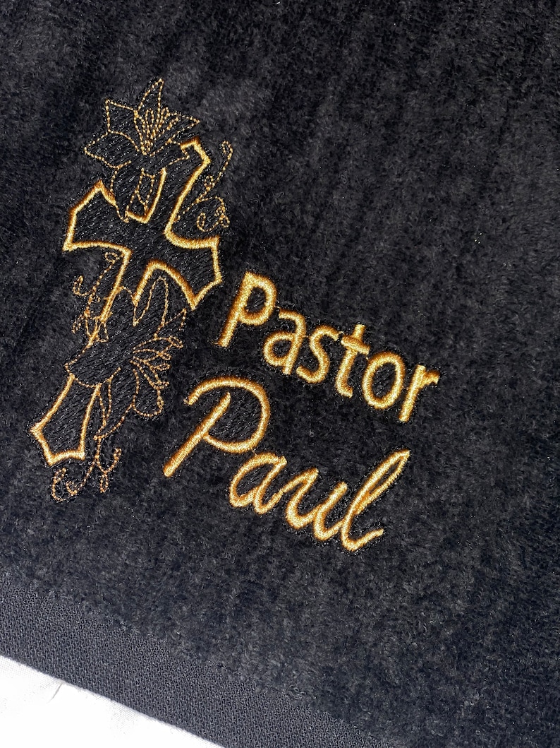 Custom Ministry Towel, Pastor Anniversary Gift, Seminary School ...