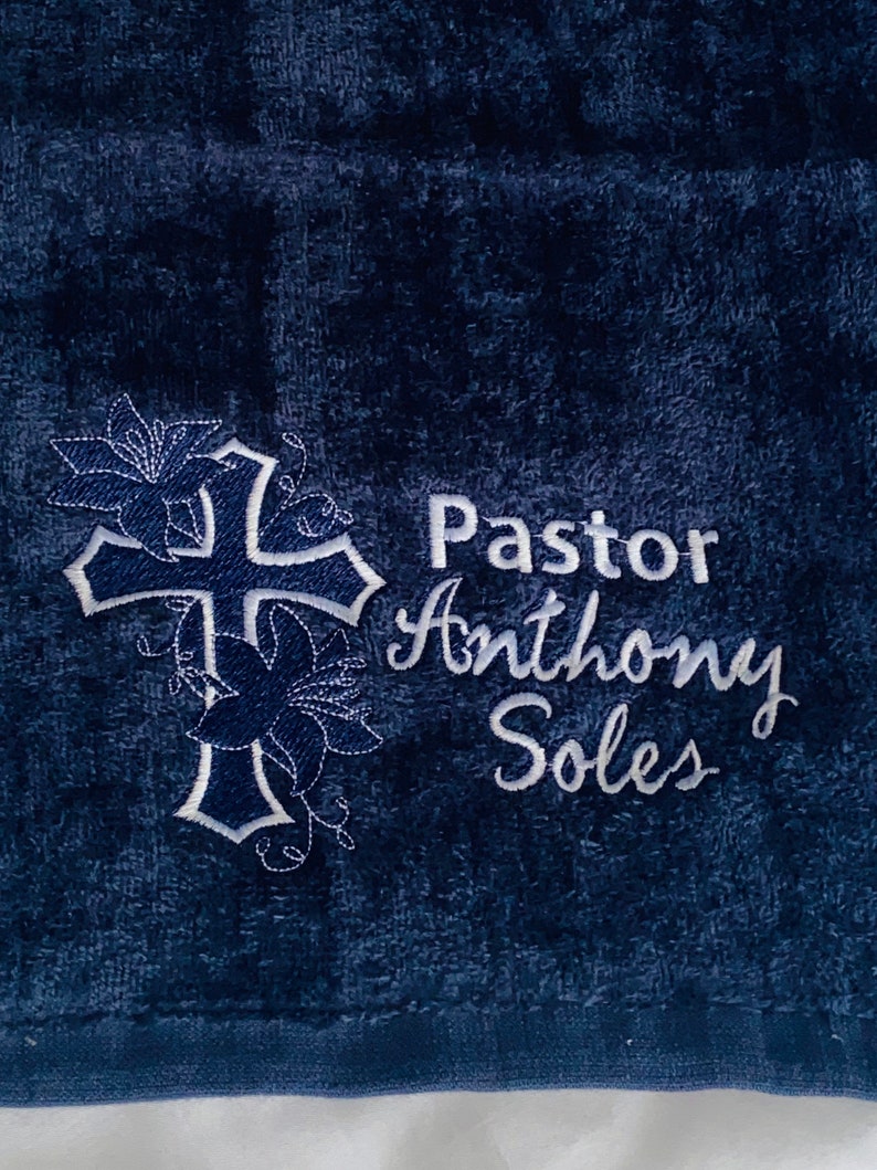 Custom Ministry Towel, Pastor Anniversary Gift, Seminary School ...