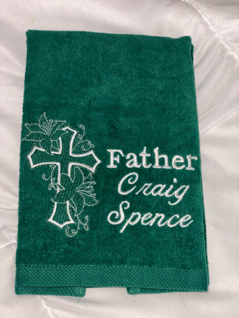 Custom Ministry Towel, Pastor Anniversary Gift, Seminary School ...