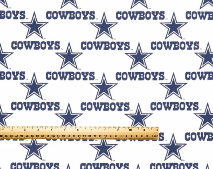 Dallas Football Fabric | NFL Licensed Fabric | NFL Dallas Cowboys ...