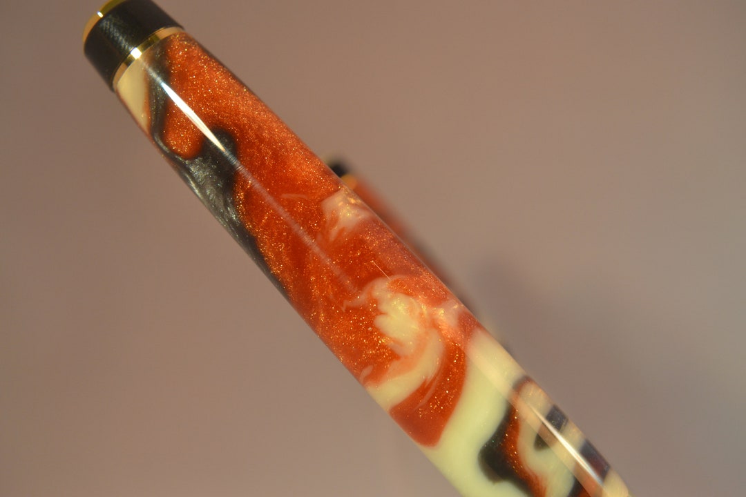 Cigar-style Pen and Letter Opener Crafted in "earth's Core" Acrylic. - Etsy