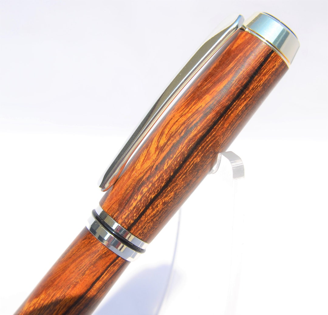 A Warm Ironwood Baron Fountain Pen With a Medium German Nib - Etsy