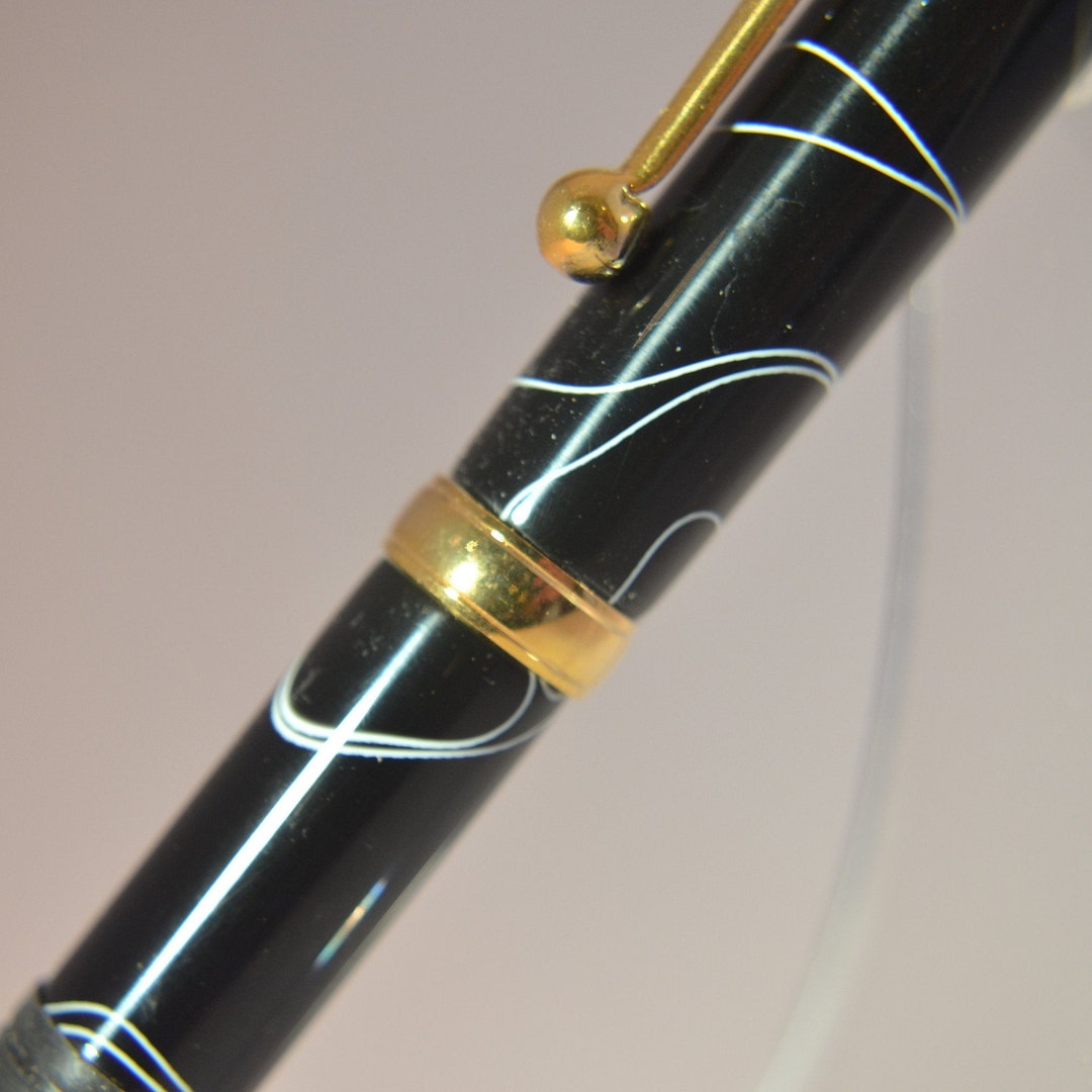 Spider Webs at Midnight on a Delightful Comfort Pen With Lifetime Gold ...