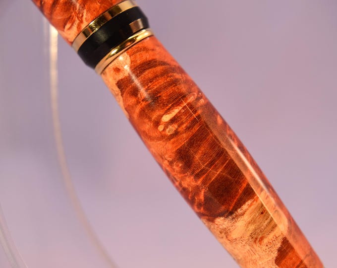 Unique Box Elder Cigar Shaped Pen With Lifetime Gold Plating - Etsy