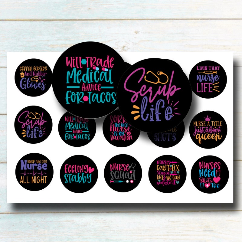 Funny Circle Badge Reels - Etsy