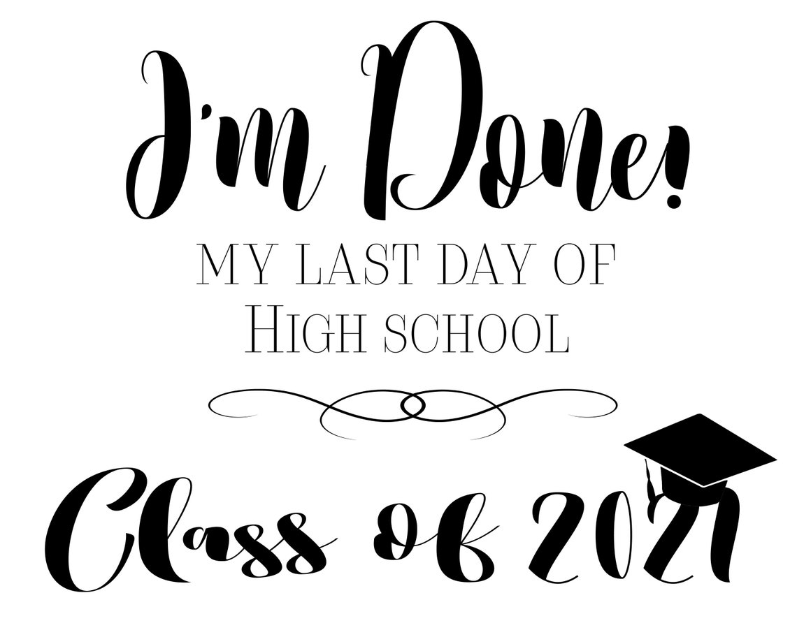 PRINTABLE Last Day Of Senior Year Sign Instant Download Etsy PRINTABLE Last Day Of Senior Year Sign Instant Download Etsy