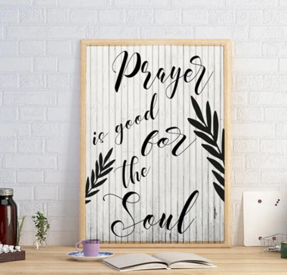PRINTABLE Prayer sign Christian wall art | Etsy