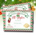 Girl Elf Adoption Certificate INSTANT DOWNLOAD Adopt an Elf Christmas ...
