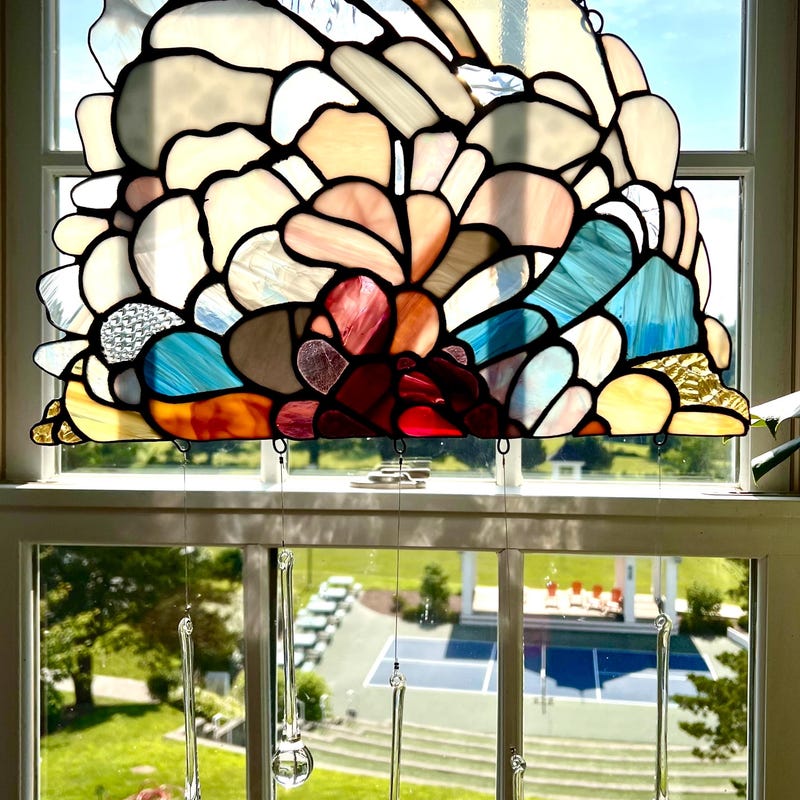 Stained Glass Cloud - Etsy