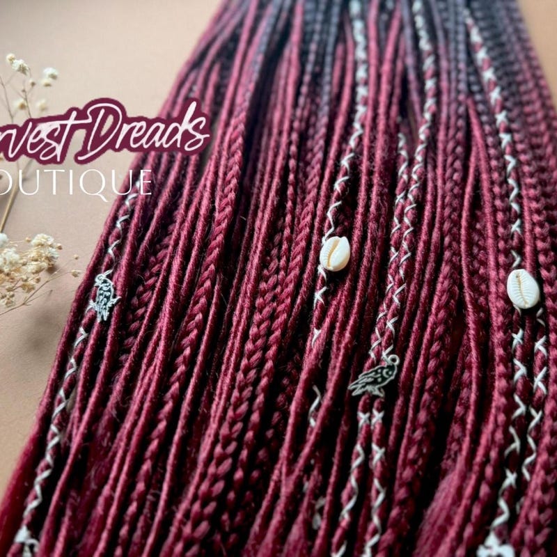 Burgundy Ombre Locs - Etsy