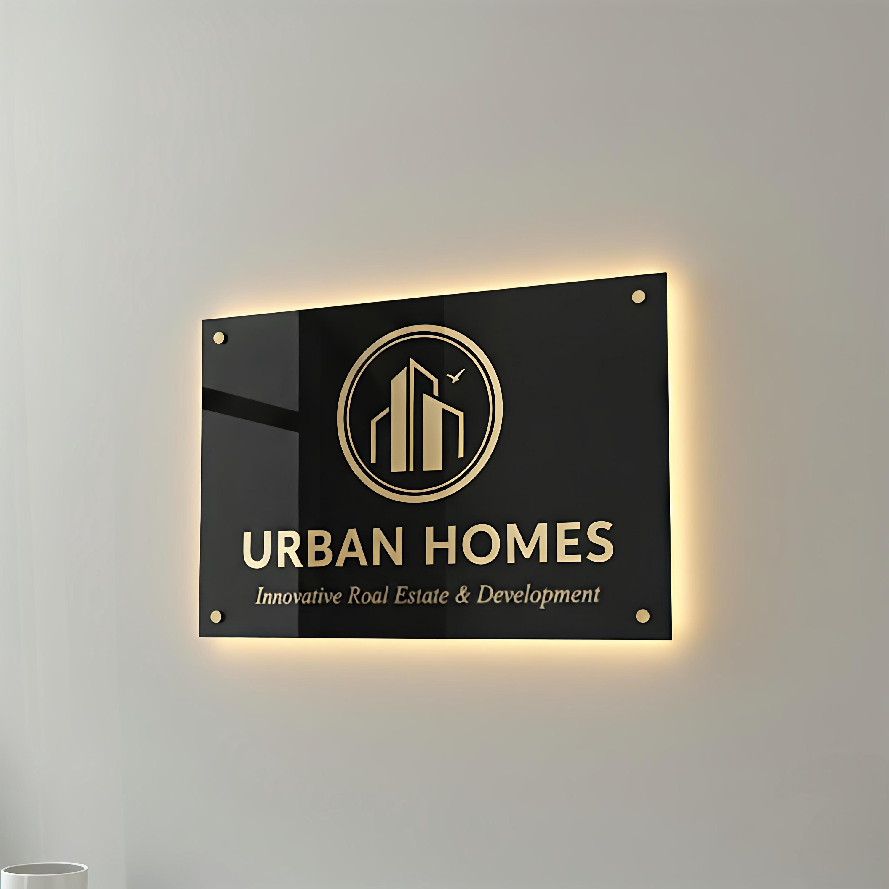 Custom LED Business Sign, Business Company Logo, Branding Logo Signage ...