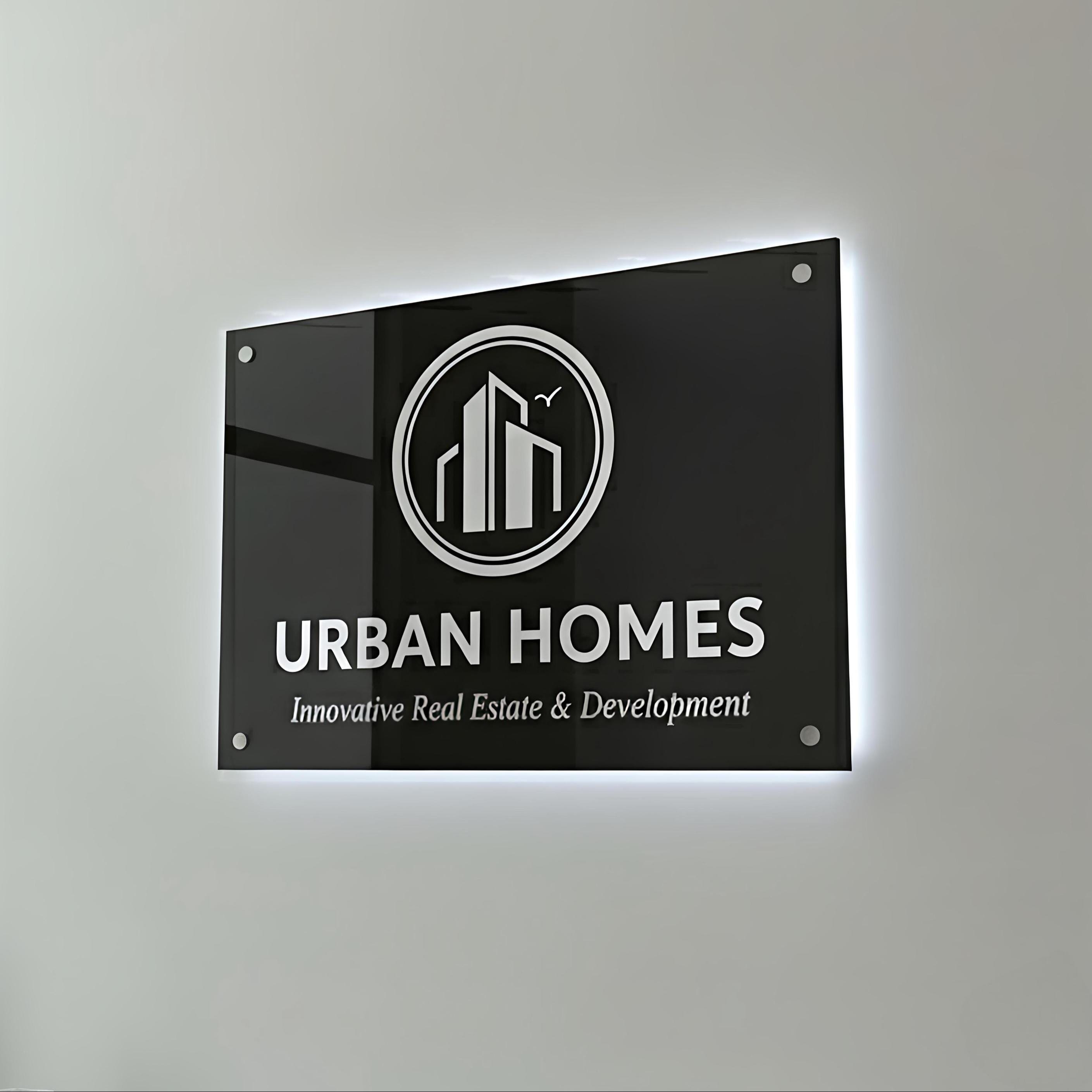 Custom LED Business Sign, Business Company Logo, Branding Logo Signage ...