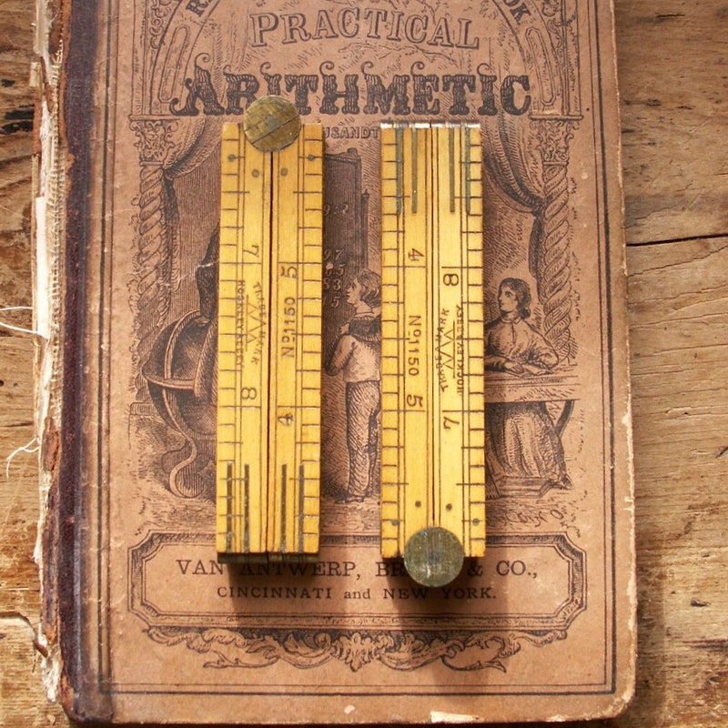 Folding Wood Ruler - Etsy